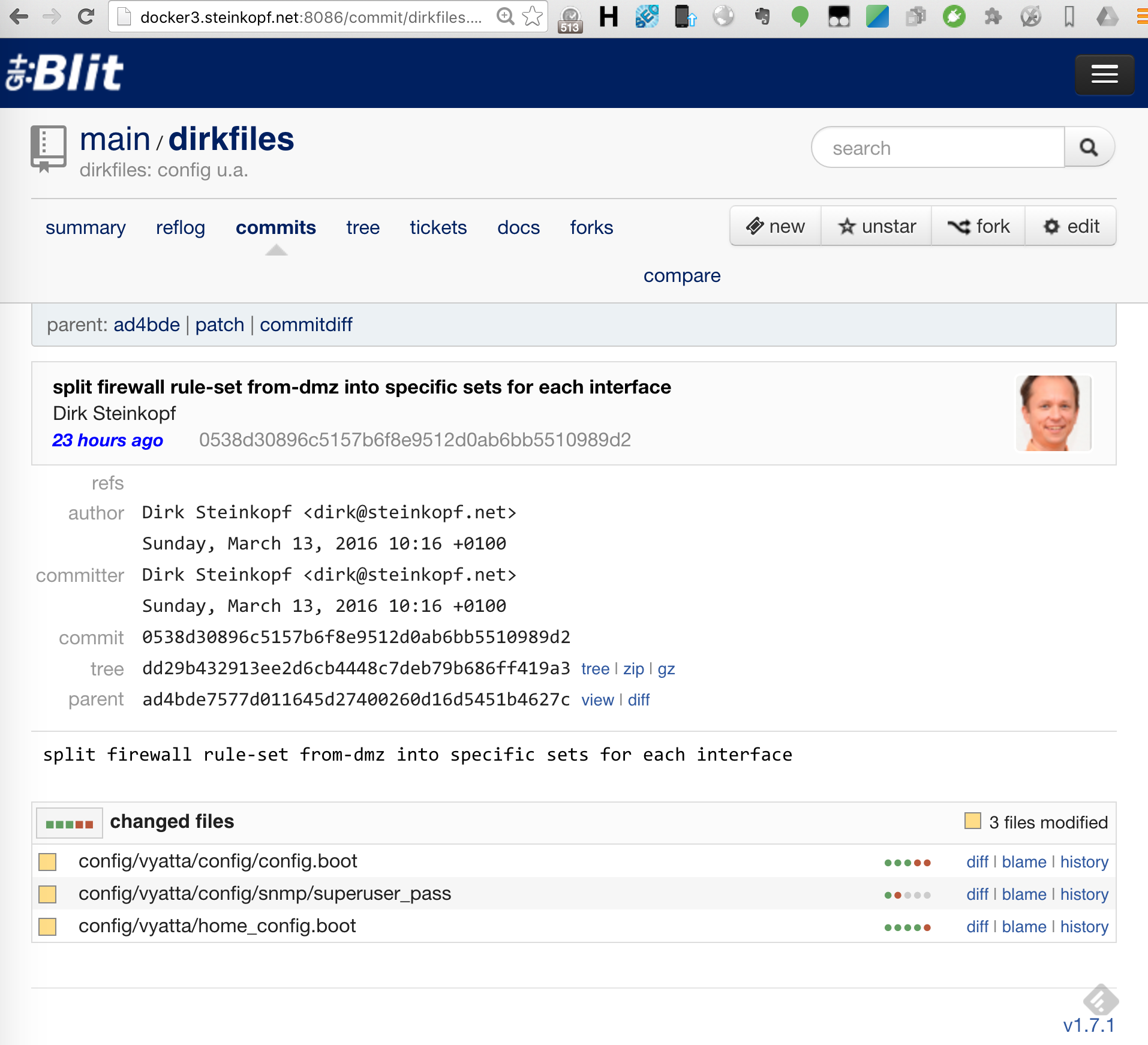 Gitblit Git Web Oberfläche Nerdblog